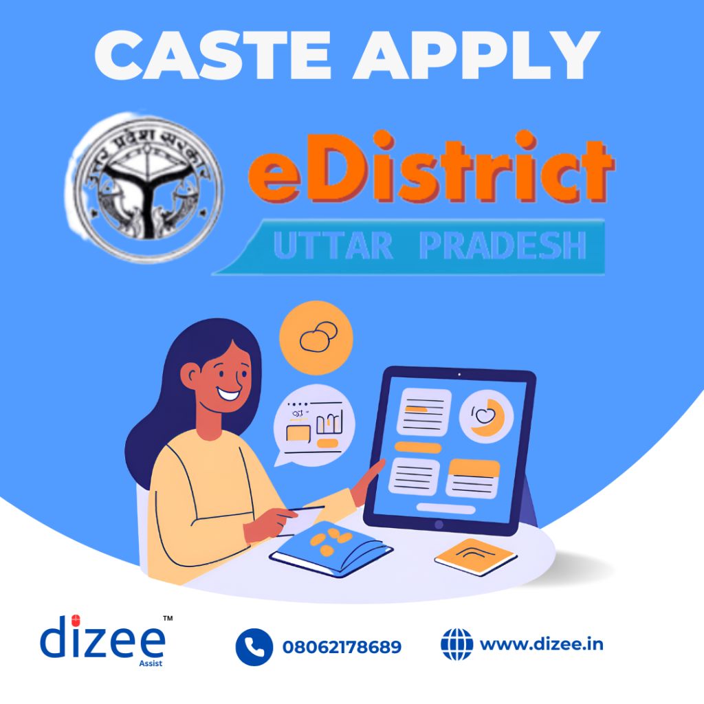 Caste Certificate Application Services by dizee